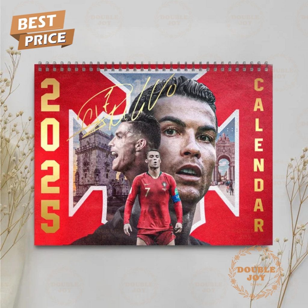Cristiano Ronaldo 2025 Wall Calendar - Doublejoydesigns