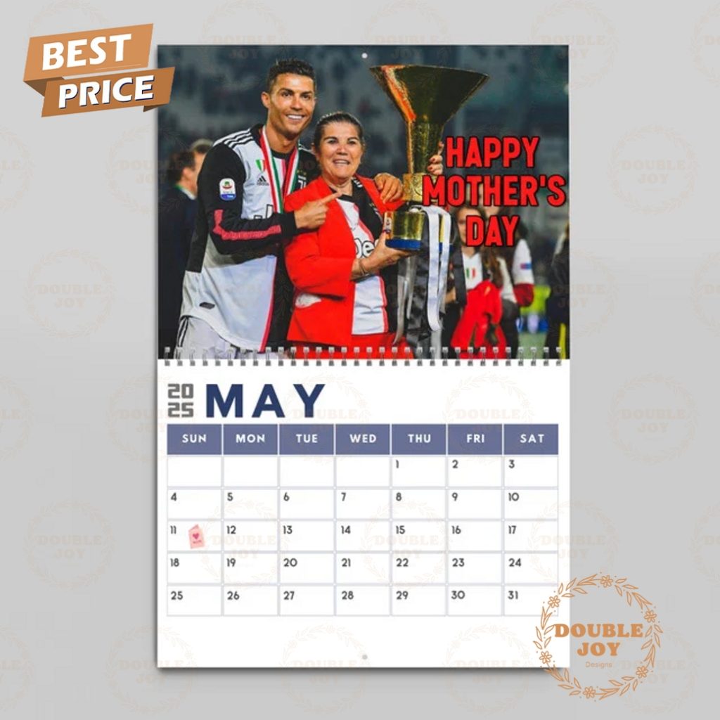 Cristiano Ronaldo 2025 Wall Calendar - Doublejoydesigns