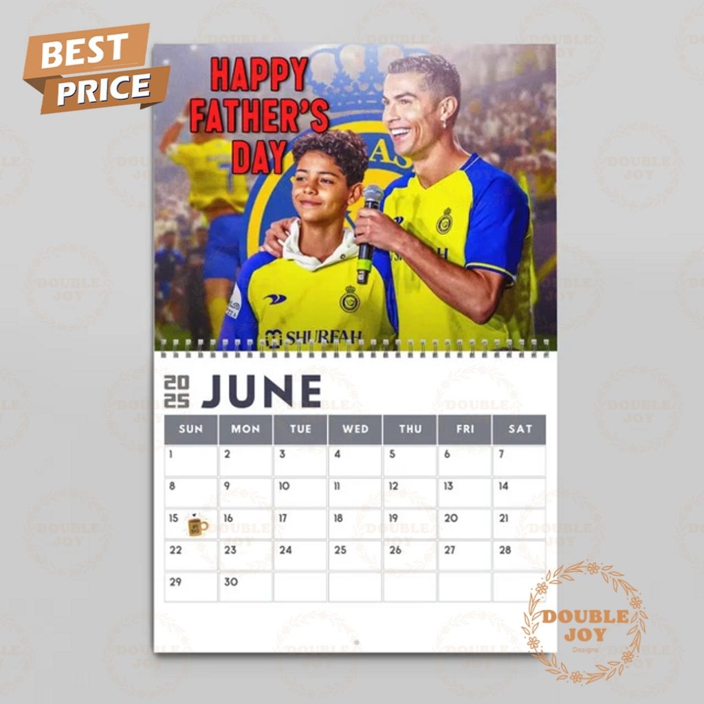 Cristiano Ronaldo 2025 Wall Calendar - Doublejoydesigns