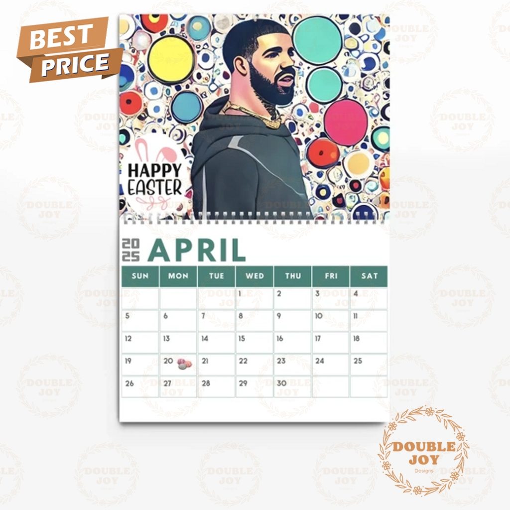 Drake 2025 Wall Calendar - Doublejoydesigns