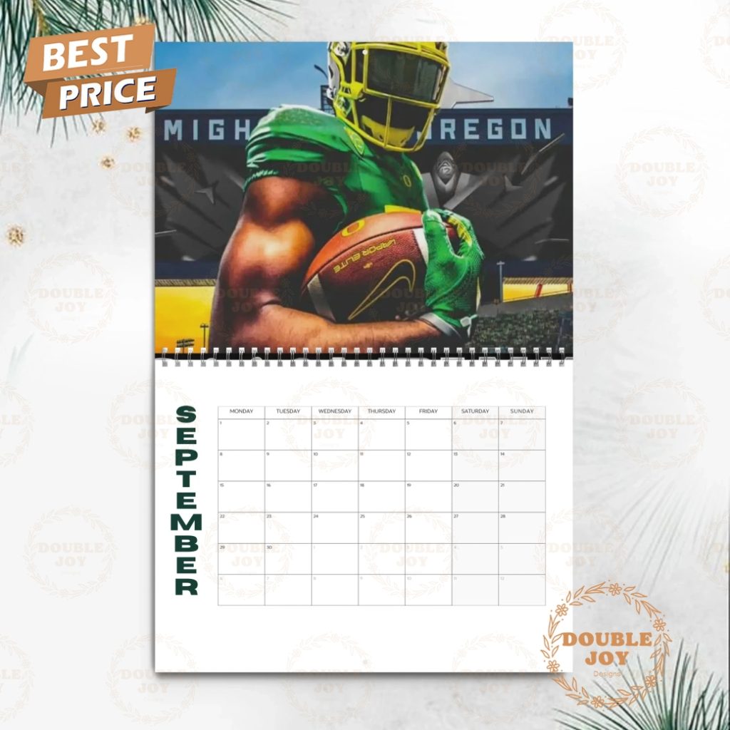 Oregon Ducks 2025 Wall Calendar - Doublejoydesigns