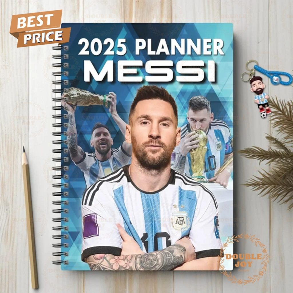 Lionel Messi 2025 Planner - Doublejoydesigns