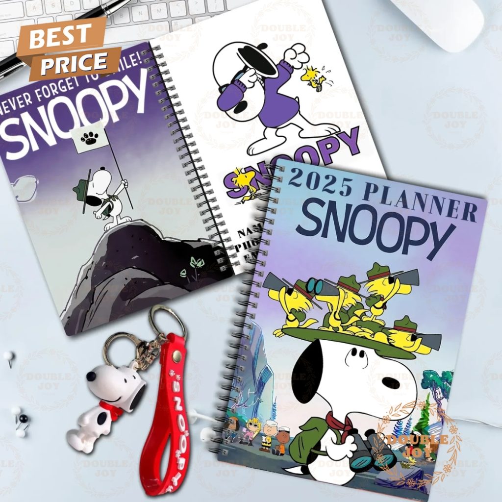Never Forget To Smile! Snoopy 2025 Planner - Doublejoydesigns