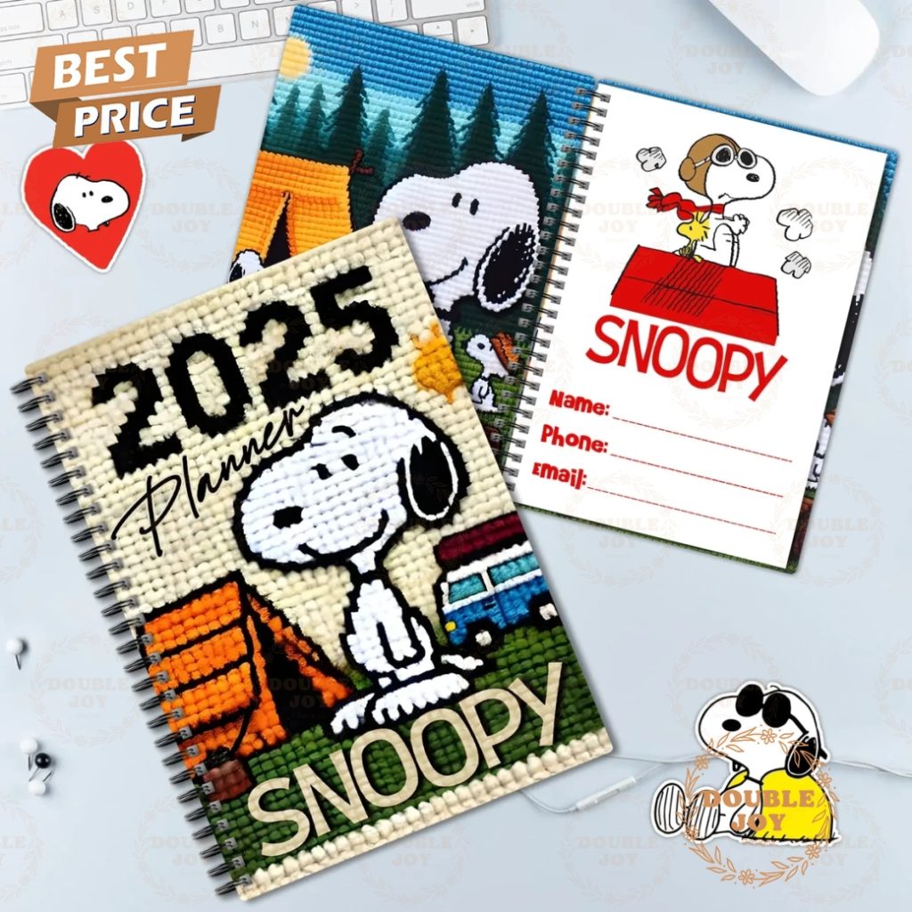 Snoopy 2025 Planner - Doublejoydesigns