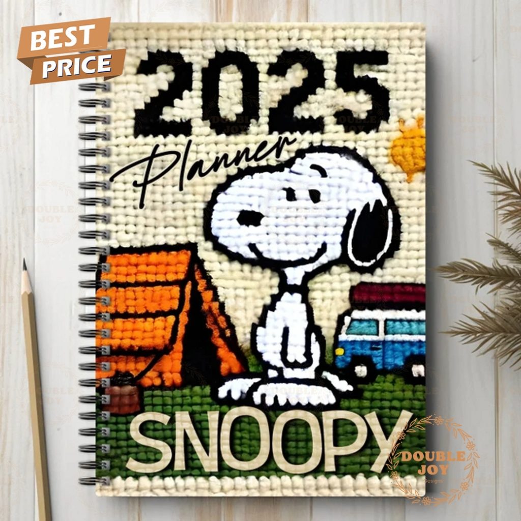 Snoopy 2025 Planner - Doublejoydesigns
