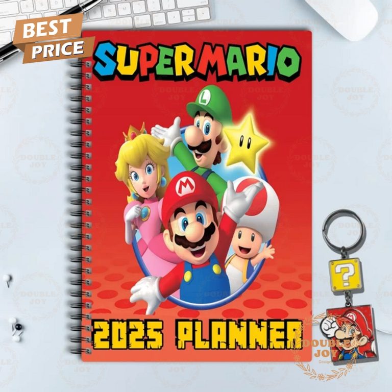 Super Mario 2025 Planner - Doublejoydesigns