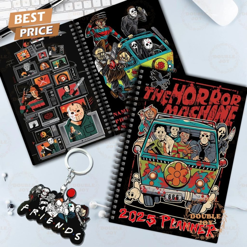 The Horror Movie "The Horror Machine" 2025 Planner - Doublejoydesigns