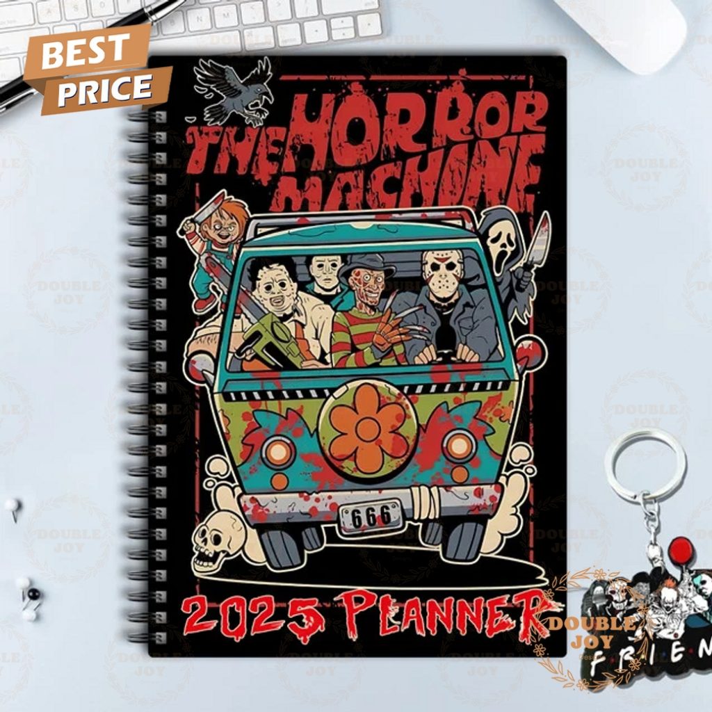 The Horror Movie "The Horror Machine" 2025 Planner - Doublejoydesigns