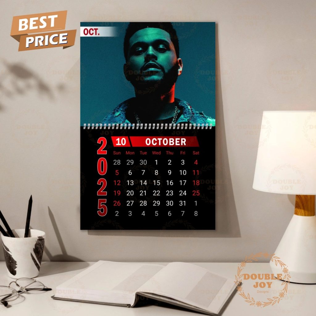 The Weeknd 2025 Wall Calendar - Doublejoydesigns