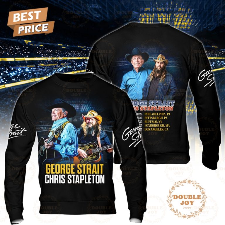 George Strait x Chris Stapleton Tour 2025 T-Shirt, Hoodie ...
