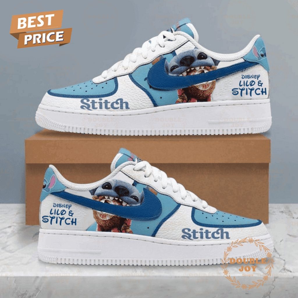 Stitch "Lilo And Stitch" 2025 Limited Edition Air Force 1 Sneakers ...
