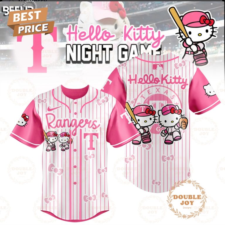 Texas Rangers 2025 Hello Kitty Night Game Limited Edition Baseball ...