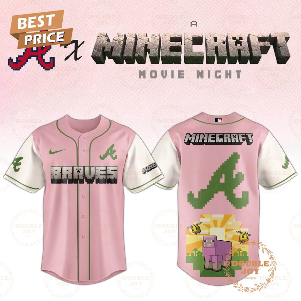 Atlanta Braves 2025 A Minecraft Movie Night Special Edition Baseball ...