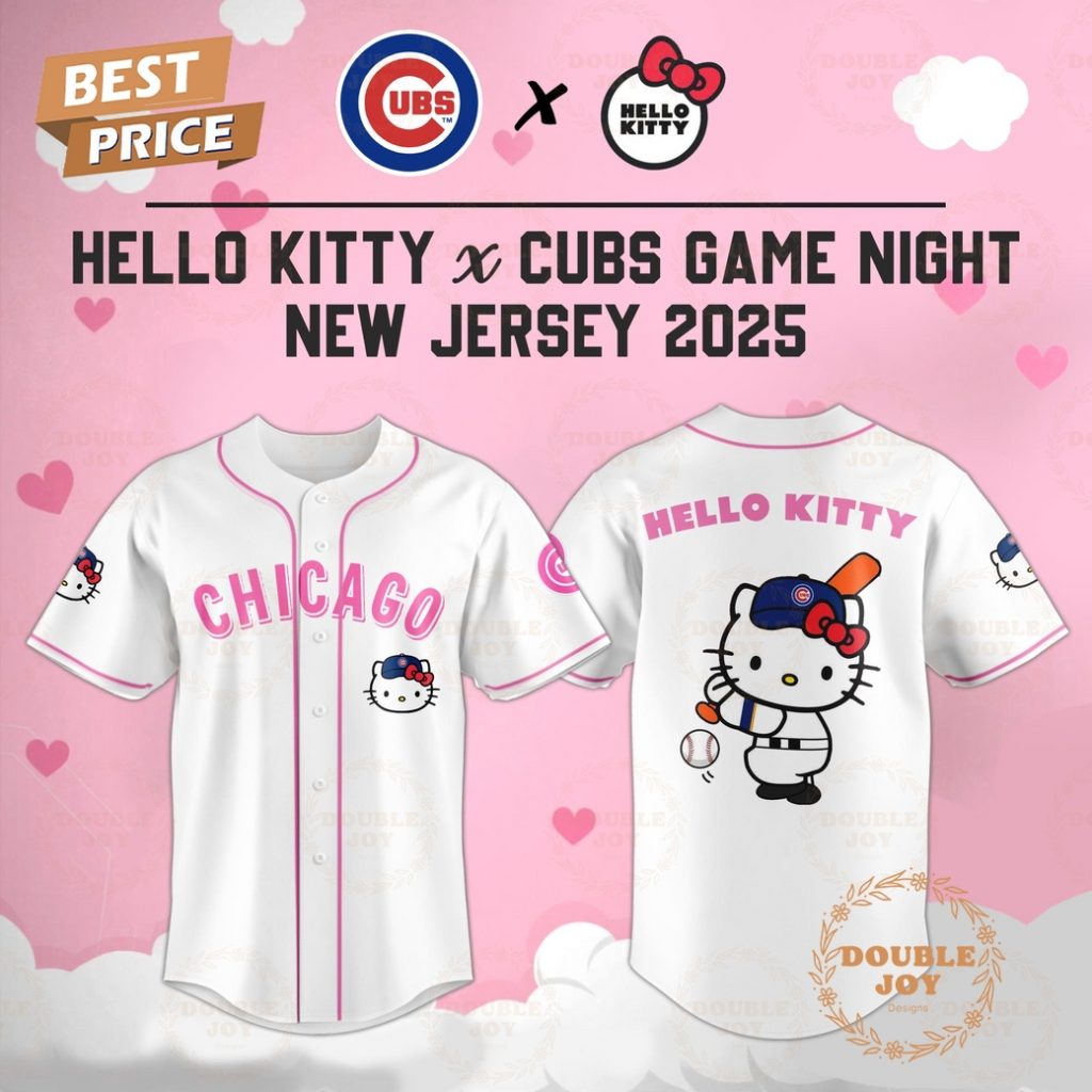 Chicago Cubs Hello Kitty X Cubs Game Night 2025 New Limited Edition ...