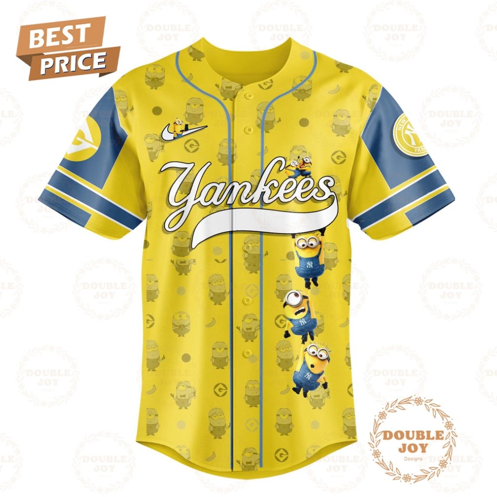 New York Yankees Minions 2025 Limited Edition Baseball Jersey ...