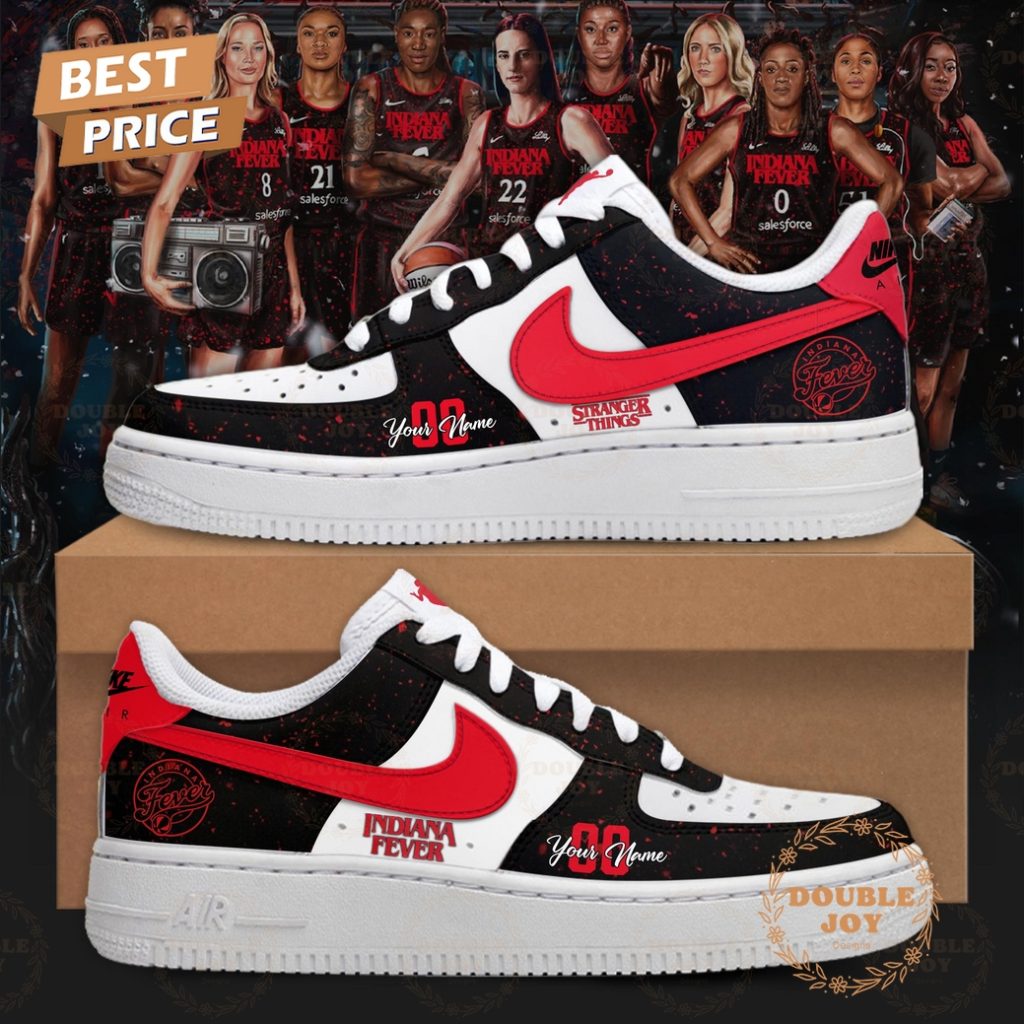 Indiana Fever x Stranger Things Custom Name Air Force 1 Sneaker ...
