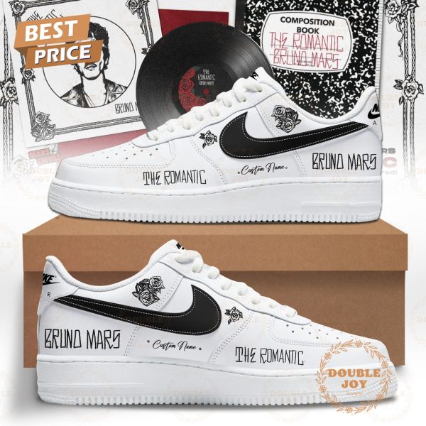 Bruno Mars The Romantic Custom Name Air Force 1 Sneakers - Doublejoydesigns
