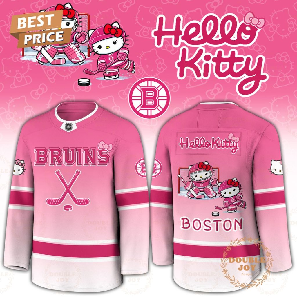 Boston Bruins x Hello Kitty 2026 Limited Edition Hockey Jersey ...