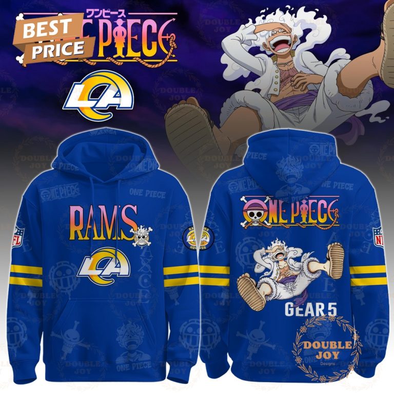 Los Angeles Rams x One Piece "Gear 5" Hoodie - Doublejoydesigns