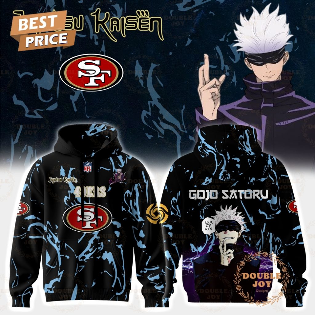San Francisco 49ers x Jujutsu Kaisen "Gojo Satoru" 2026 Hoodie ...