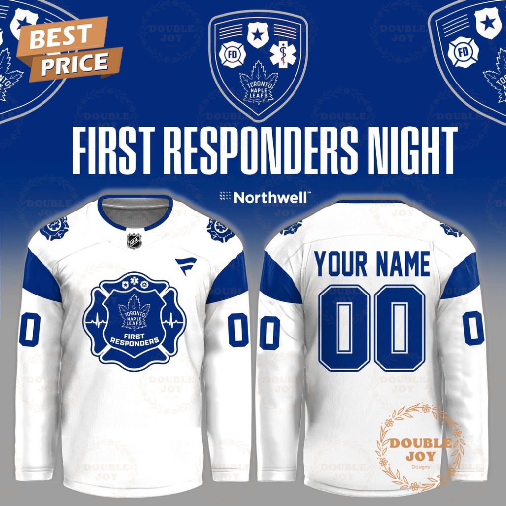Toronto Maple Leafs First Responders Night 2026 Custom Name Hockey ...