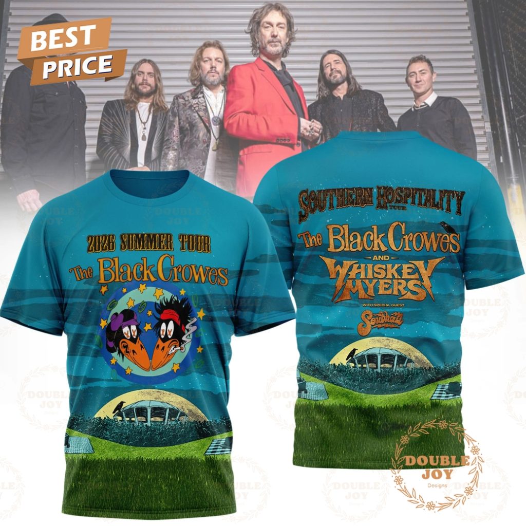 The Black Crowes x Whiskey Myers 2026 Summer Tour T-Shirt, Hoodie ...